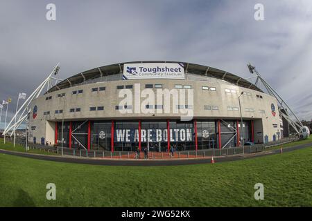 A general view of the Toughsheet Community Stadium, home of Bolton ...