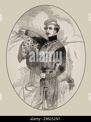Captain Louis Edward Nolan, 1818-1854, English soldier Stock Photo - Alamy
