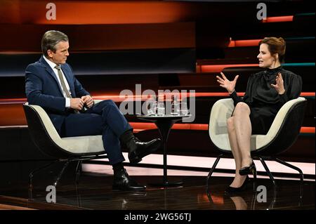 Markus Lanz mit Florence Gaub 11/23 her Markus Lanz und Florence Gaub ...