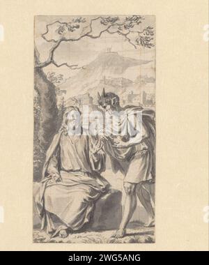 The fort Manaar Ceylon Sri Lanka, seen from the river, C. Steiger, 1700 ...