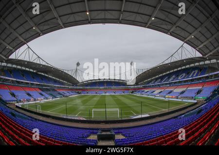 A general view of the Toughsheet Community Stadium, home of Bolton ...