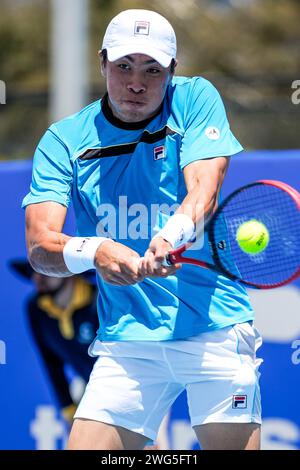 Brandon Nakashima (USA) in action during his Semi Final match agianst ...