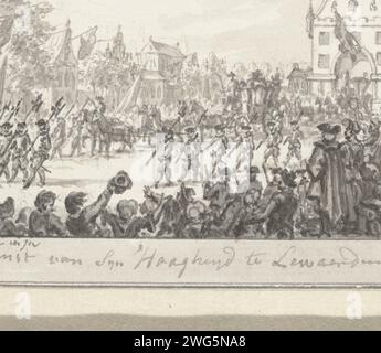 Entry of the Prince and Princess of Orange in Leeuwarden, 1777, Simon ...