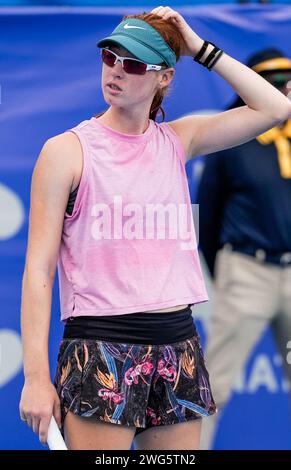 Maya Joint in action during the Women's Singles Semi-final match ...