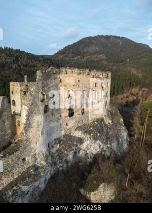 Aerial view of Likava castle, Slovakia Stock Photo - Alamy