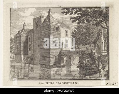 View of Huis Hagestein, Hendrik Spilman, after Jan de Beijer, 1773 ...