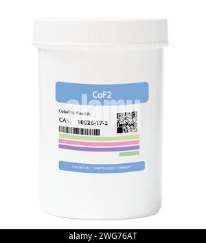 CoF2 - Cobalt Fluoride. chemical compound. CAS number 10026-17-2 Stock ...