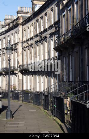Randolph Crescent part of Edinburgh's famous Georgian New Town ...