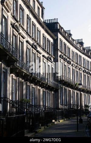 Randolph Crescent part of Edinburgh's famous Georgian New Town ...