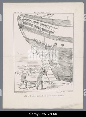 Political cartoon, 1882, 1882 print Political cartoon. Plaat appeared ...