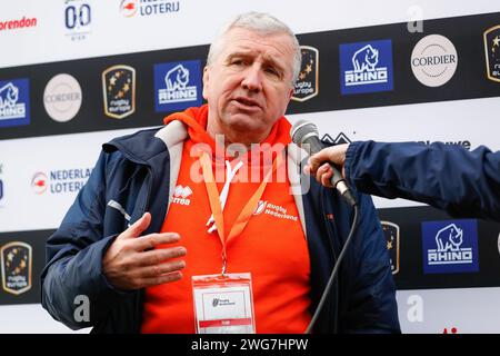 AMSTERDAM, NETHERLANDS - FEBRUARY 03: Lyn Jones Trainer Coach of the ...