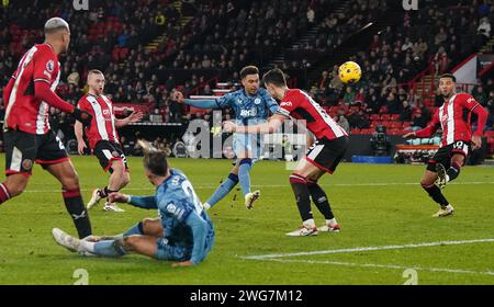 Morgan Rogers of Aston villa shoots leading to his first goal during ...