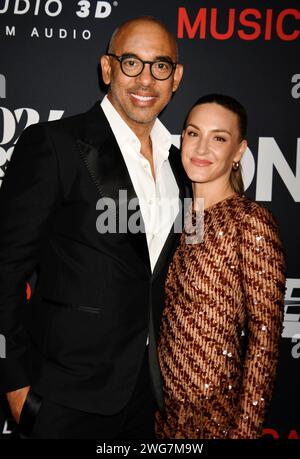 CEO of The Recording Academy Harvey Mason Jr. speaks during the 67th ...
