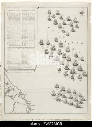 Two Dutch frigates, Anonymous, After Reinier Nooms, 1652 - 1701 print ...