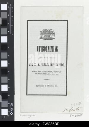 Death of King William II, 1849, 1849 print The death of King William II ...