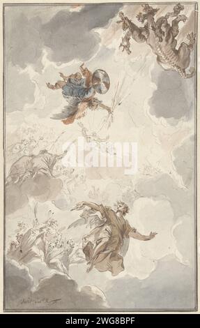 The Archangel Michael defeats the devil Satan and expels him from ...