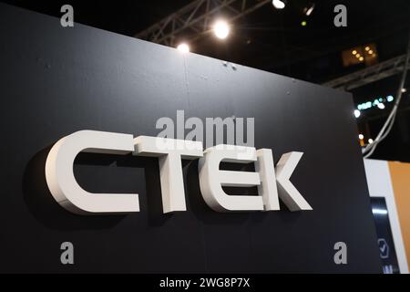 CTEK logo during Friday's press screening during Europe's largest ...