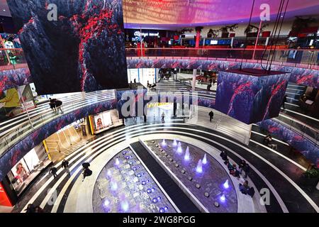 View inside Westfield Mall of Scandinavia in Stockholm, Sweden, during ...