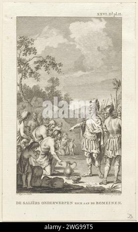 Salisch Franken submit to Julianus, 358, 1792 print The Salian Franks ...