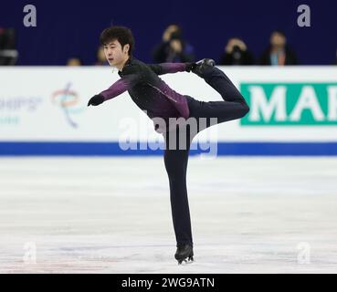 Shanghai, China. 3rd Feb, 2024. Gold medalist Japan's Kagiyama Yuma ...