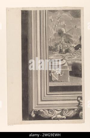 Allegory on Cosimo III de 'Medici in monumental frame, François Spierre ...