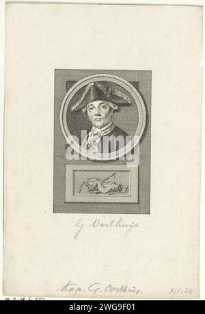 Portrait of Gerardus Oorthuys, Reinier Vinkeles (I), After Jacobus Buys ...