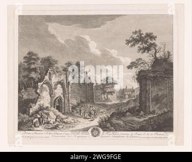 Ruïnes van de Abbaye de Saint-Maur, Franz Edmund Weirotter, After ...