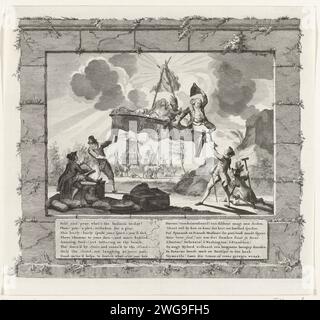 Cartoon on the English, ca. 1780, The Englishman at his Extreme, L ...
