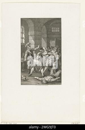 Murder of Floris V, 1296. Gerard van Velzen kills Graaf Floris V Stock ...