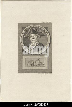 Portrait of Gerardus Oorthuys, Reinier Vinkeles (I), After Jacobus Buys ...