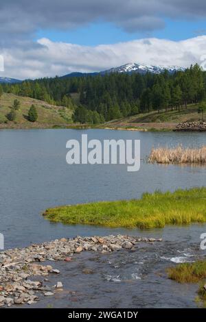 Bates Pond, Bates State Park, Oregon Stock Photo - Alamy