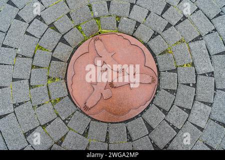 Monument to Floki Vilgeroarson or Raven-Floki, Icelandic Hrafna-Floki ...