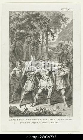 Murder of the Germanic general Arminius, 19, 1786 print The Germanic ...