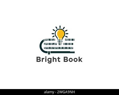 open book with lightbulb, understanding wisdom in study, concept new knowledge, creative idea ...