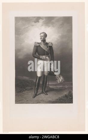 Portrait of Nicolaas I Pavlovich, tsar of Russia, Johann Friedrich Bolt ...
