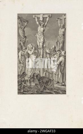 Christ on the Kruis, Reinier Vinkeles (I), After Jacobus Buys, 1797 print Christ on the cross ...