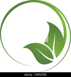 Bio leaf Icon Illustration design template Stock Vector Image & Art - Alamy