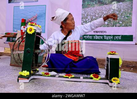 February 3, 2024, Rangamati, Ching Hla Mong Chowdhury Mari St, Bangladesh: The traditional food ...