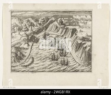 The five ships for Praia, 1598, The five ships for Praia on the Cape ...
