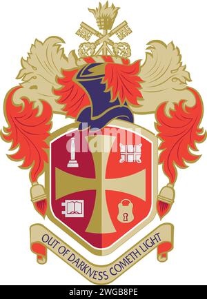 Coat of arms of the METROPOLITAN BOROUGH AND CITY OF BIRMINGHAM, WEST ...