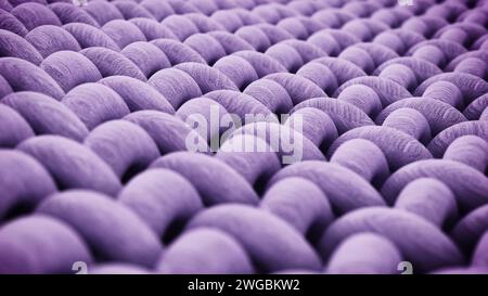 Woven fabric detail under microscope. 3D illustration Stock Photo - Alamy