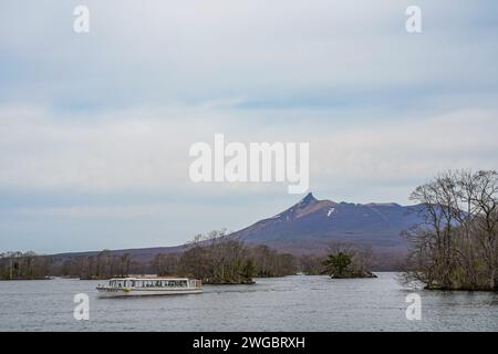 Onuma Quasi-National Park walking courses of Lake Onuma. Oshima ...