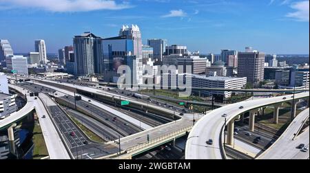 Orlando, United States. 04th Feb, 2024. An aerial view of the ...