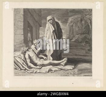 Bewening van Christus, anonymous, after Annibale Carracci, in or after ...