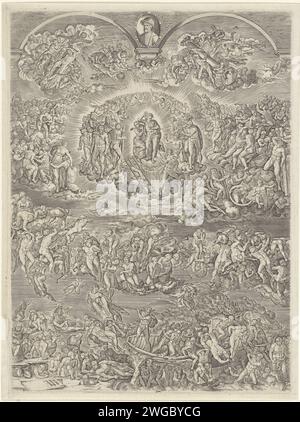 Last Judgment, Johannes Wierix, After Michelangelo, After Martino Rota ...