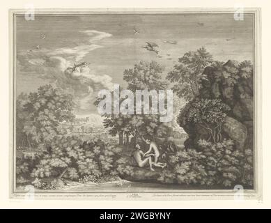 Allegorical representation of spring, Jean Audran (attributed to ...