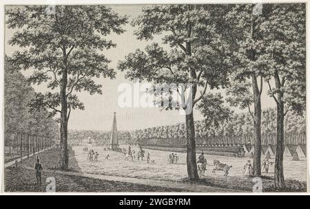 Map of the Army Camp on the Koekamp for the reception of Lodewijk ...