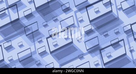 Collage of technology devices Stock Photo - Alamy