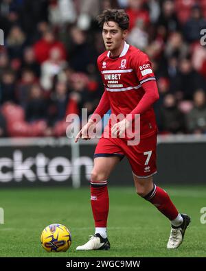 Hayden Hackney of Middlesbrough during the Sky Bet Championship match ...