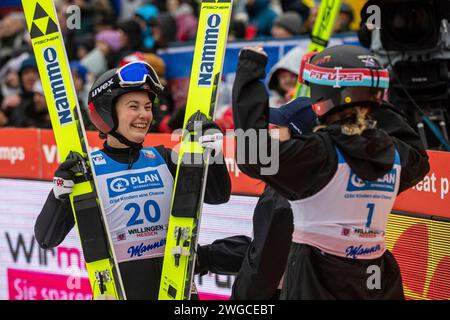 1. Platz: Silje OPSETH (Norwegen) mit Thea Minyan BJOERSETH (Norwegen ...